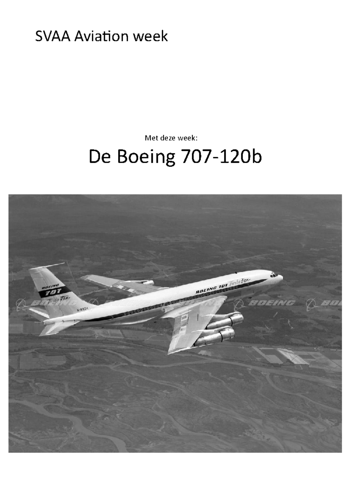 Geschiedenis (artikel) - SVAA Aviation week Met deze week: De Boeing ...