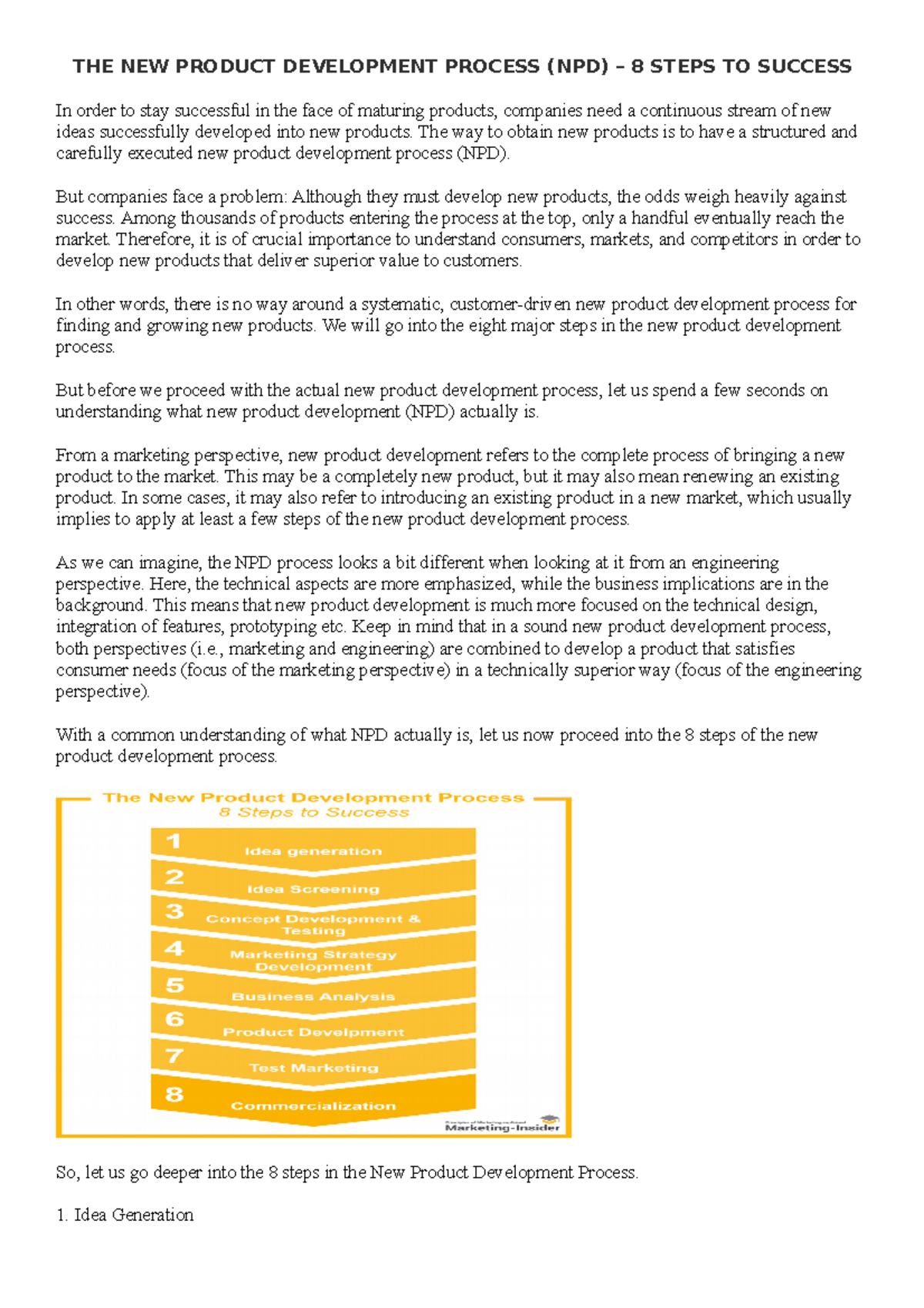 THE NEW Product Development Process - THE NEW PRODUCT DEVELOPMENT ...