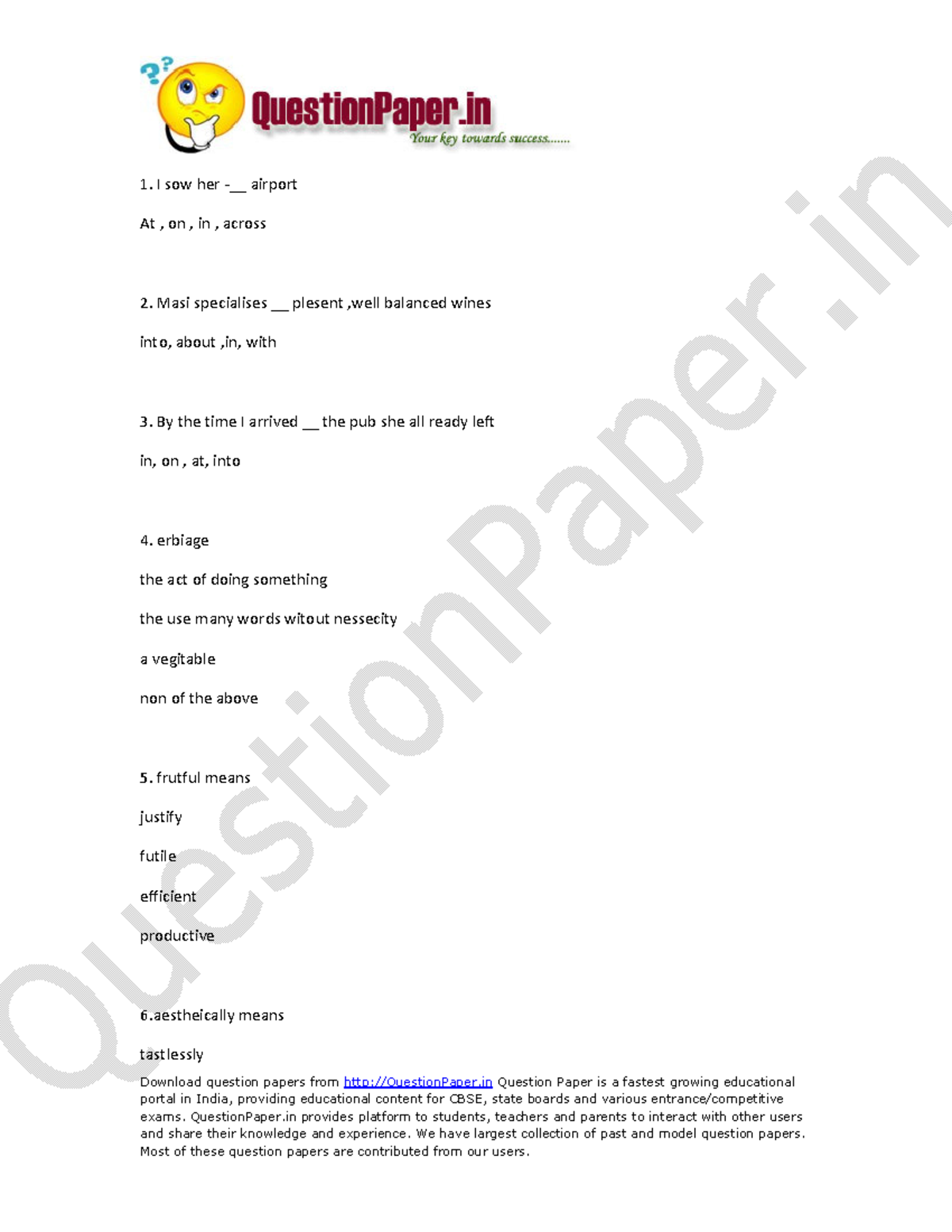(www.entrance-exam.net)-Accenture Placement Sample Paper 7 - Download ...