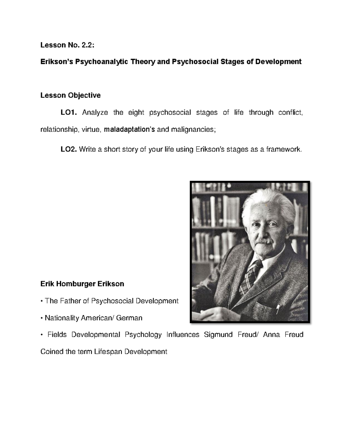 Inbound 4027528585286099642 - Lesson No. 2: Erikson’s Psychoanalytic ...