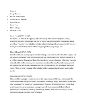 Humss Diass 12-Ic-9 Module 6 - ####### HUMMS – Disciplines and Ideas in ...