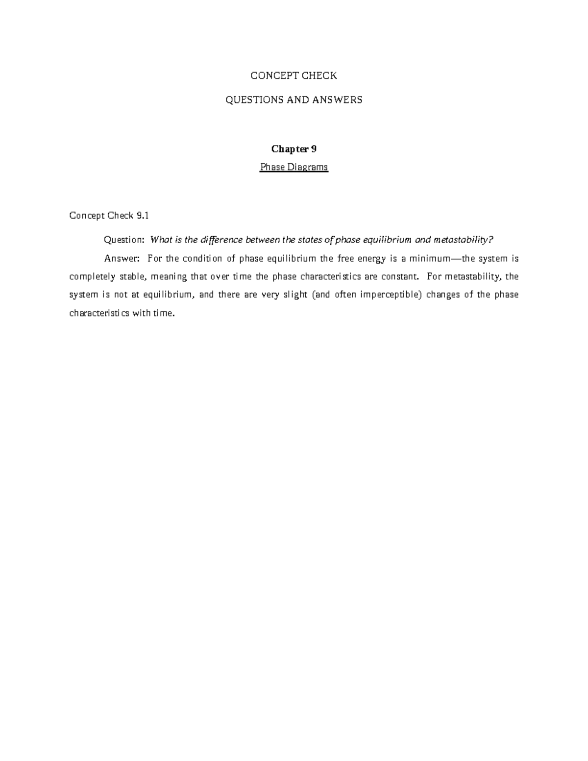 Concept Check Answers Chapter 09 - CONCEPT CHECK QUESTIONS AND ANSWERS ...