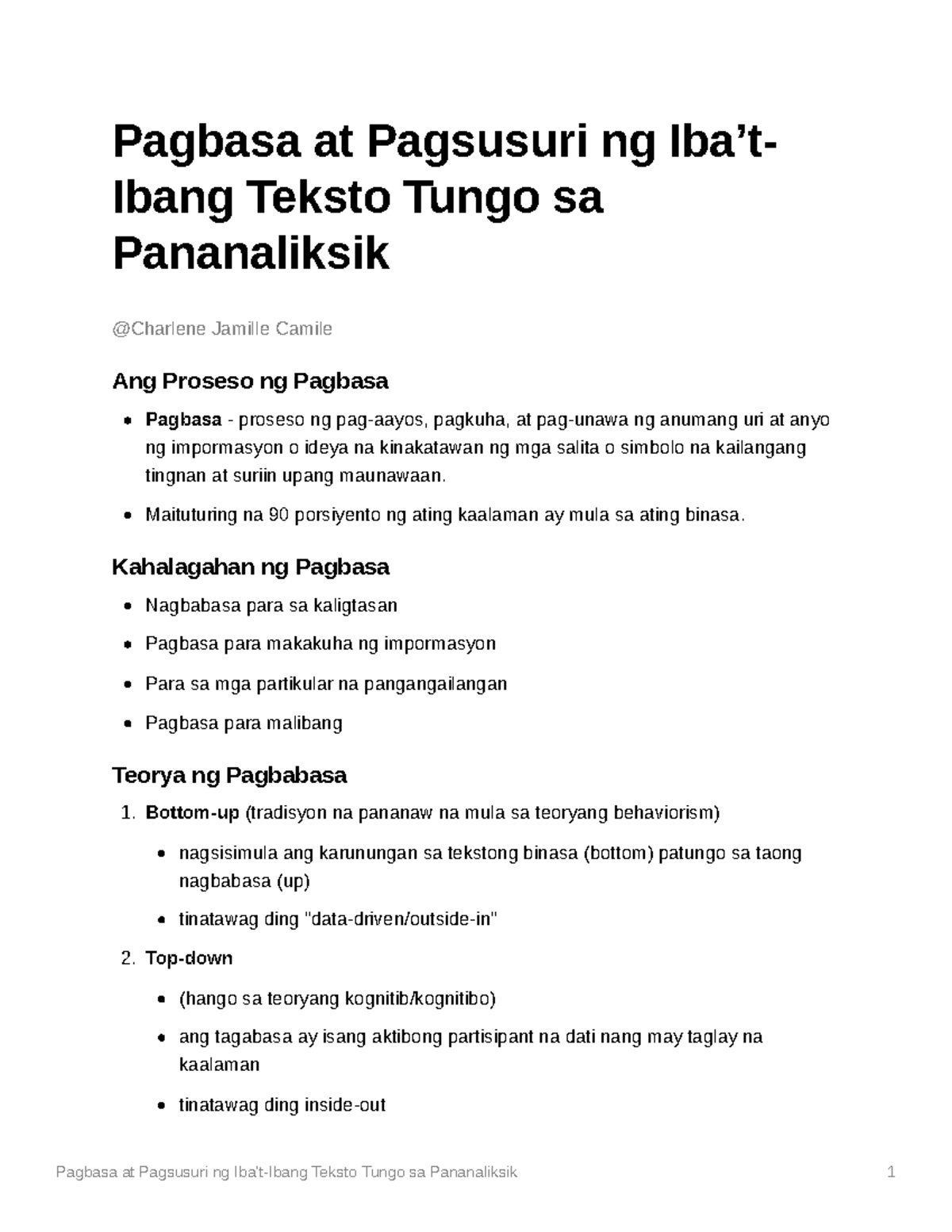 Pagbasa at Pagsusuri ng Ibat-Ibang Teksto Tungo sa Pananaliksik ...