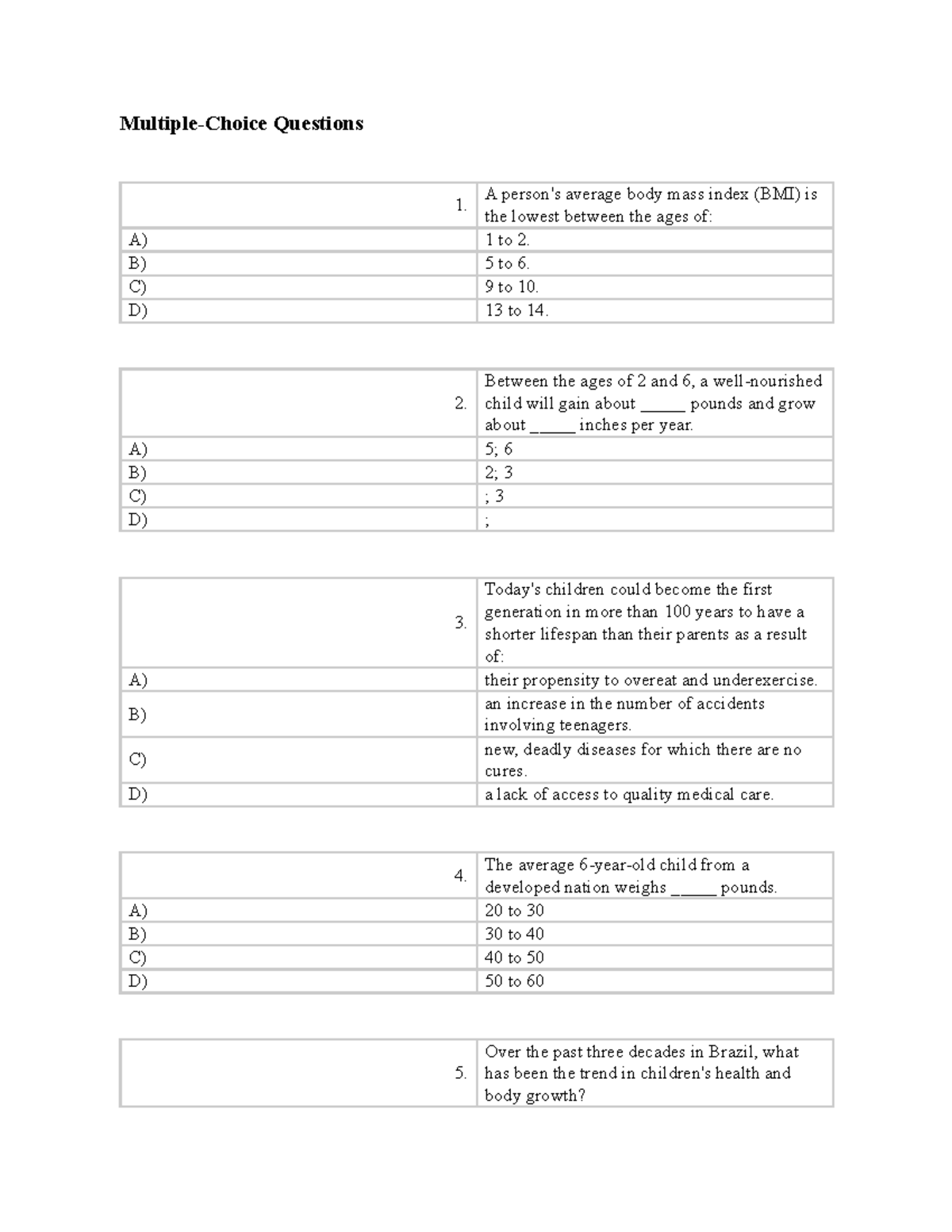 chapter-05-early-childhood-body-and-mind-multiple-choice-questions-a