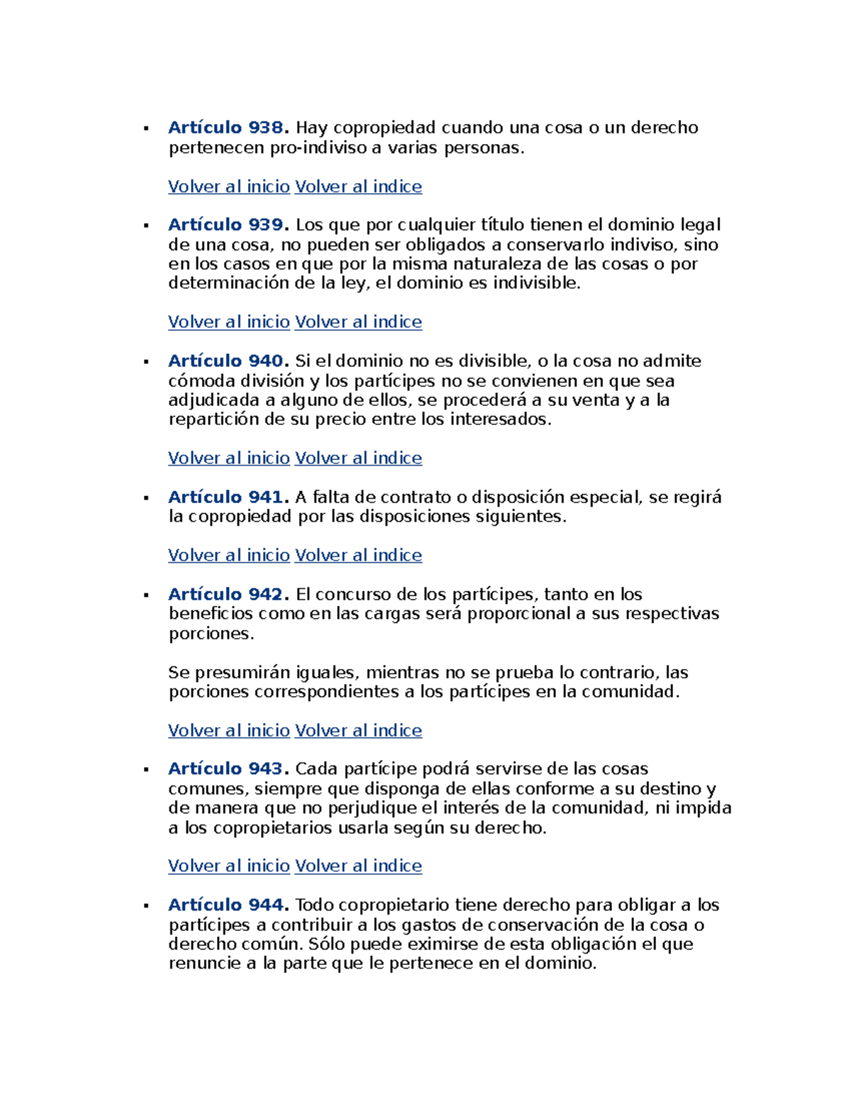 Copropiedad GUPA artículos del código civil federal relativos ...