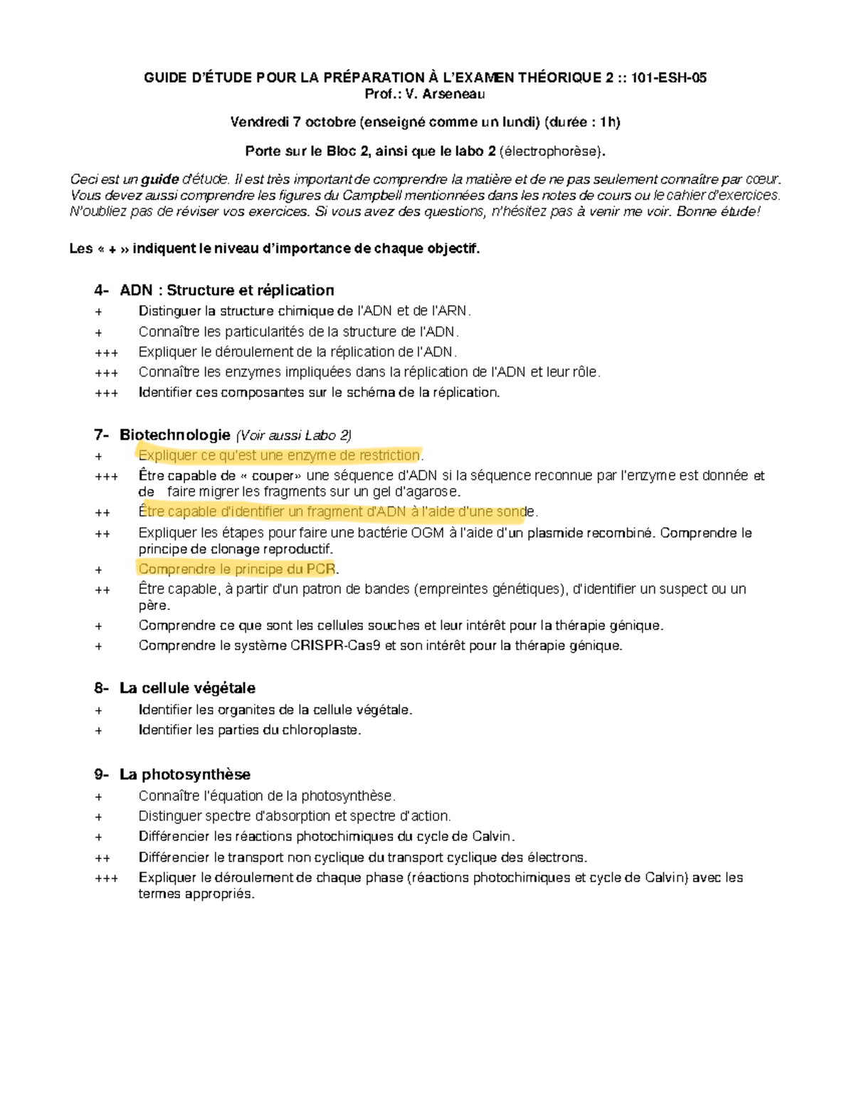 Guide etude examen 2-ESH A22 - GUIDE D’ÉTUDE POUR LA PRÉPARATION À L’EXAMEN THÉORIQUE 2 :: 101 ...