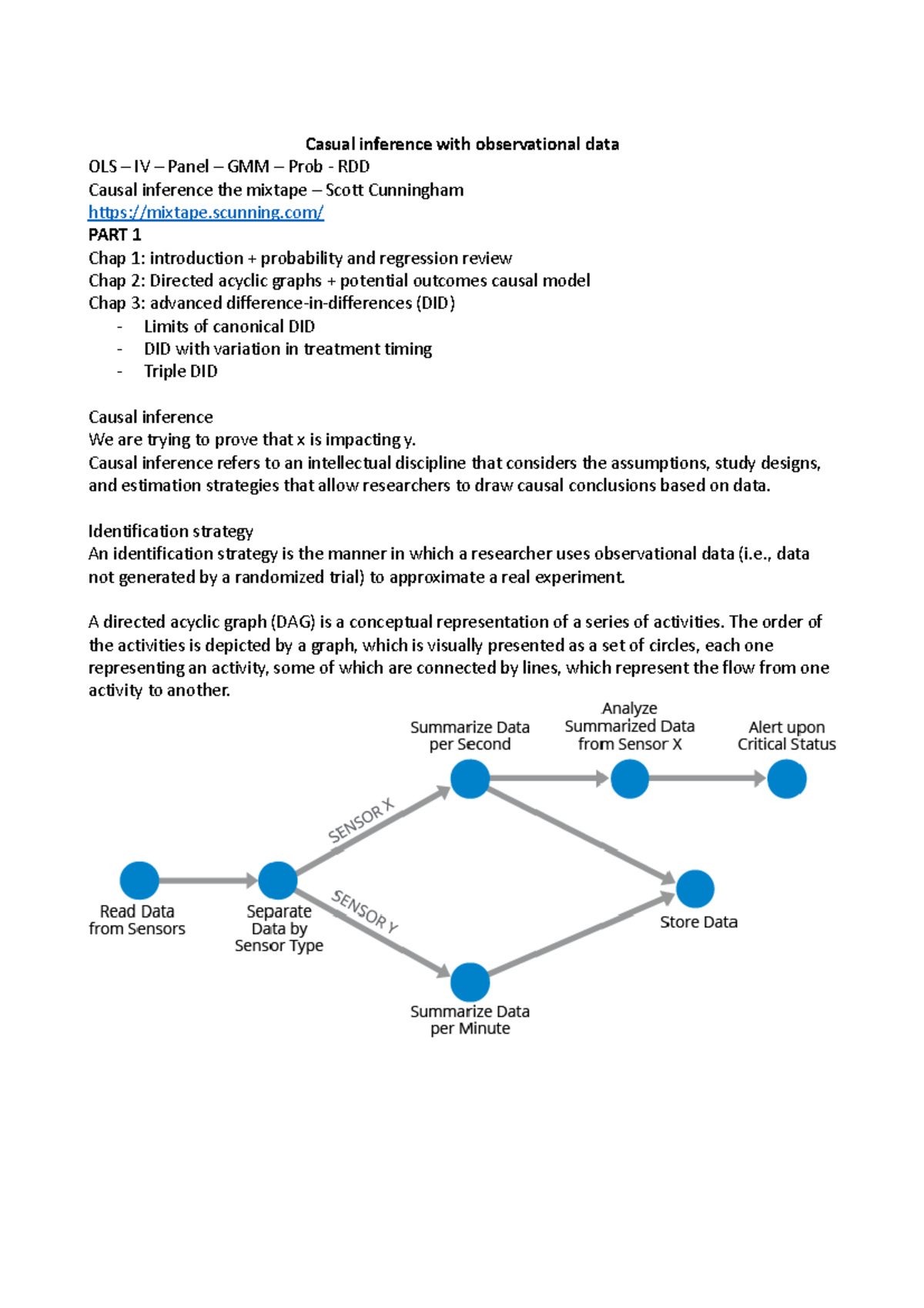 Casual inference with observational data - UT Capitole - Studocu