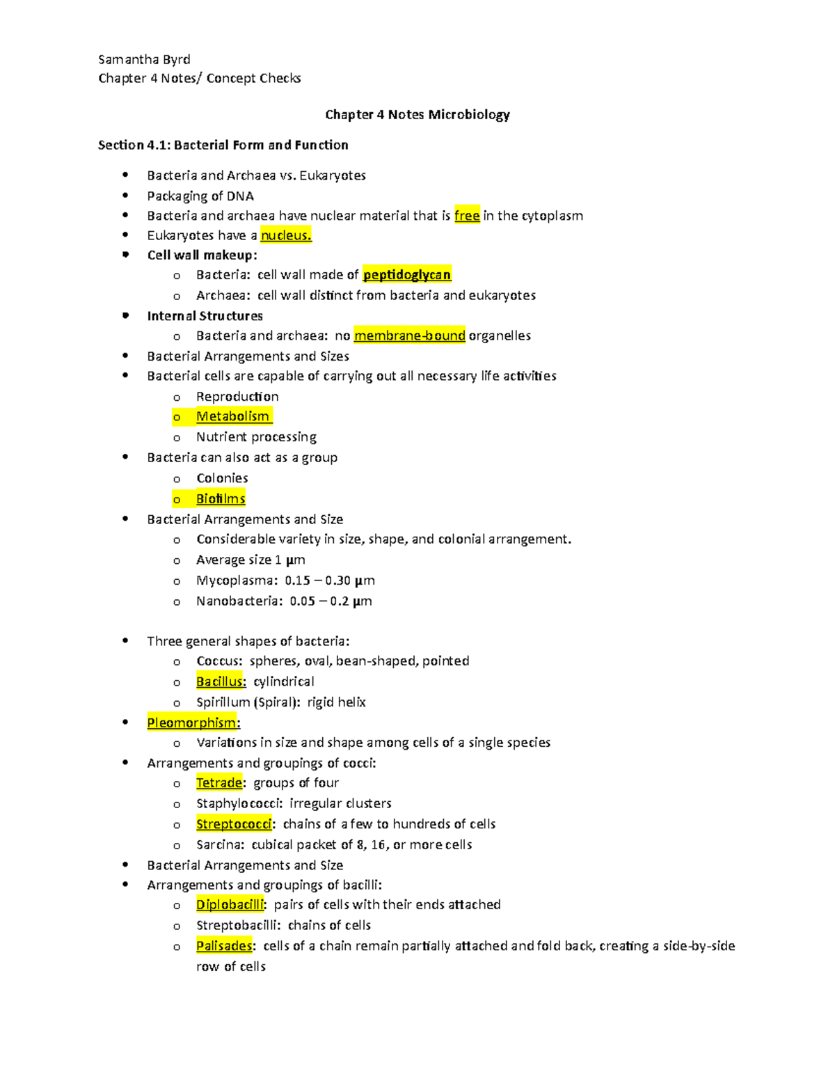 Sbyrd-Ch4-Notes - concept checks - Chapter 4 Notes/ Concept Checks ...