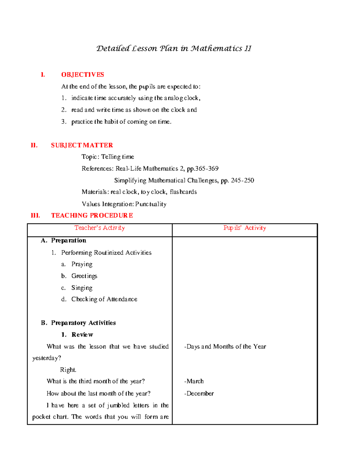 415326914 Detailed Lesson Plan in Math2 Ranking - Detailed Lesson Plan ...