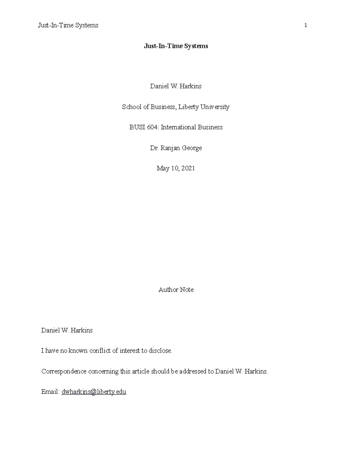 Just-In-Time Systems international business - Just-In-Time Systems ...