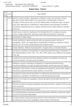 ETI 22618 UT1 Question Bank 2022-23 080323 - Multiple Choice Questions ...
