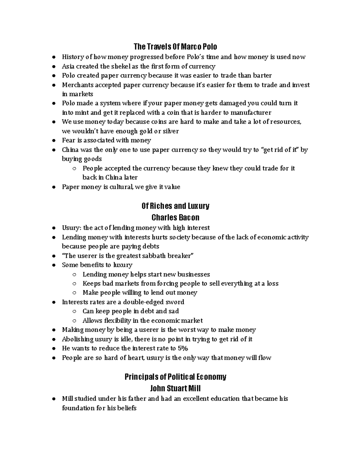 1051 Second Half Readings - Google Docs - The Travels Of Marco Polo ...