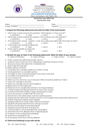 ILMP Sample - ILMP- individual learning plan - Bachelor of Secondary ...