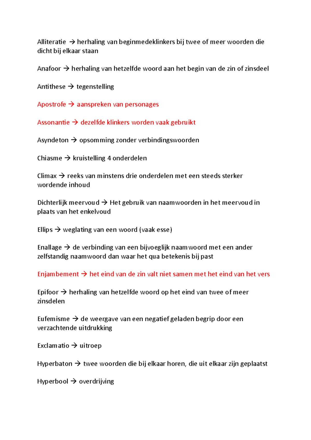 Stijlfiguren latijn - Alliteratie herhaling van beginmedeklinkers bij ...