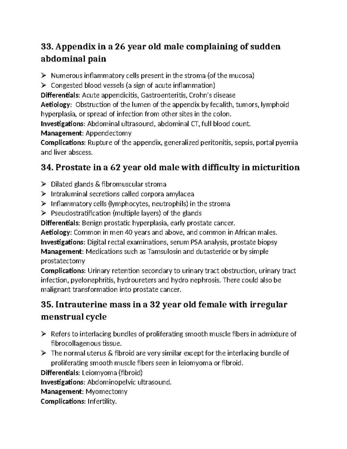 Histology Final - 33. Appendix in a 26 year old male complaining of ...