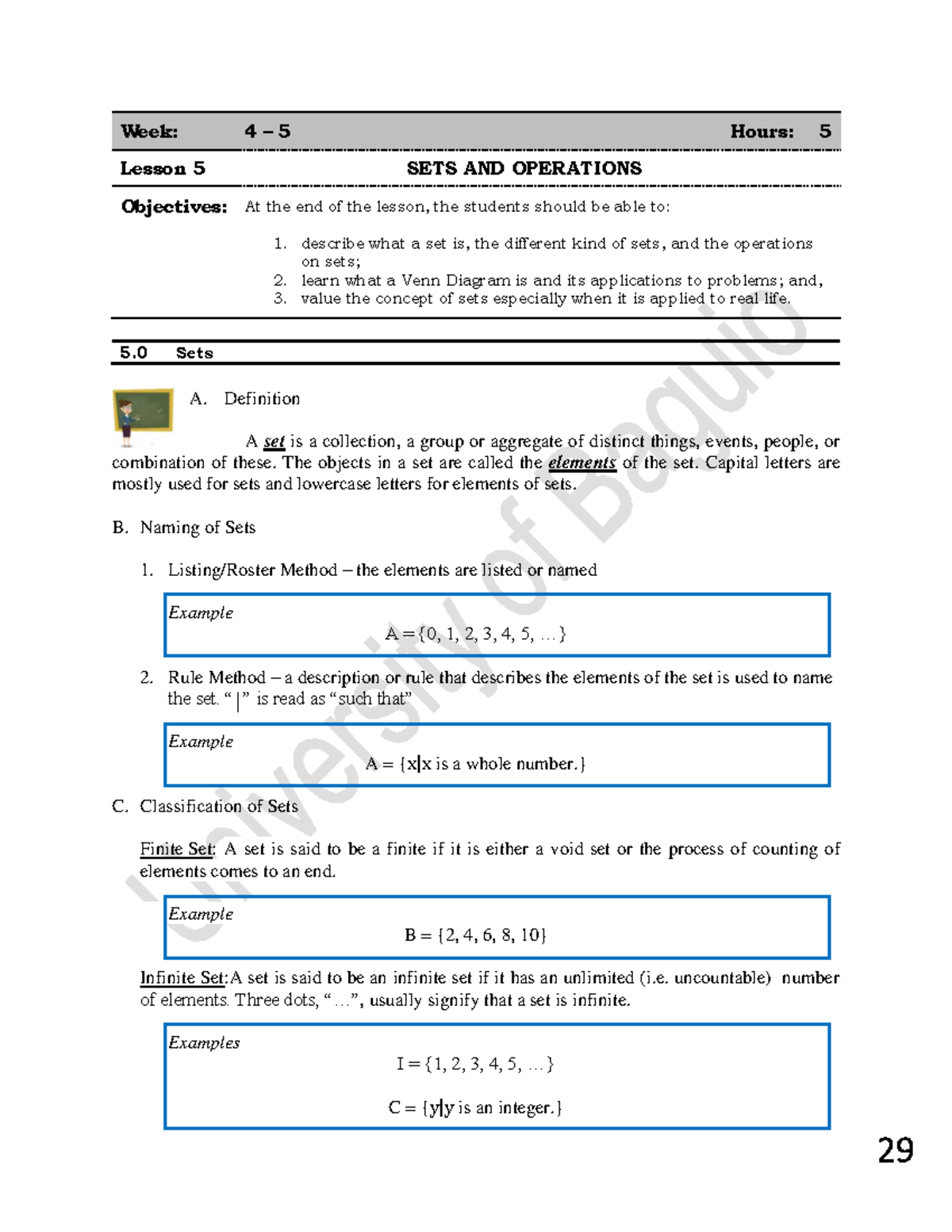 Lesson 5 - Mathematics in Modern World - Week: 4 – 5 Hours: 5 Lesson 5 ...