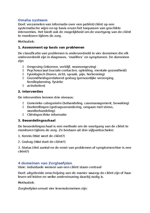 Voorbereidingsopdrachten KERN2 AC periode 2 - Jij als zorgverlener moet ...