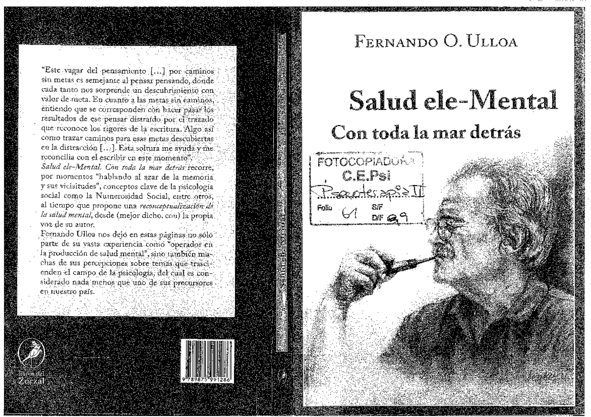 387095248 Salud Elemental Fernando Ulloa - Psicología Institucional ...