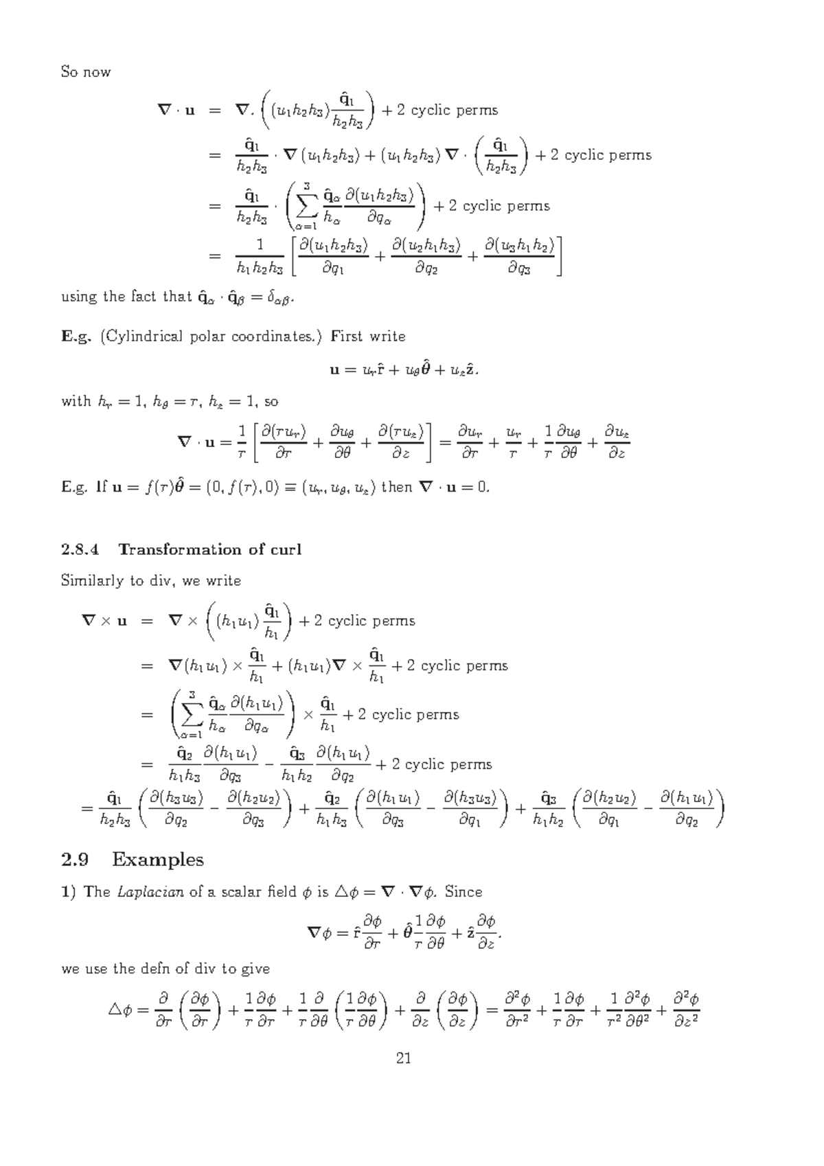 MATH20901 2015-2016 Lecture Notes - Week 4 - So now q ˆ1 + 2 cyclic ...