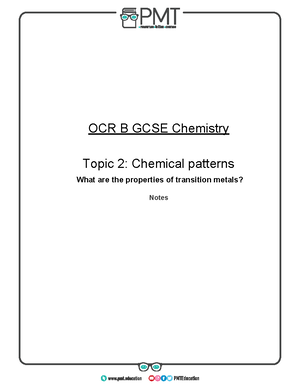 C2.4 How are equations used to represent chemical reactions (H ...