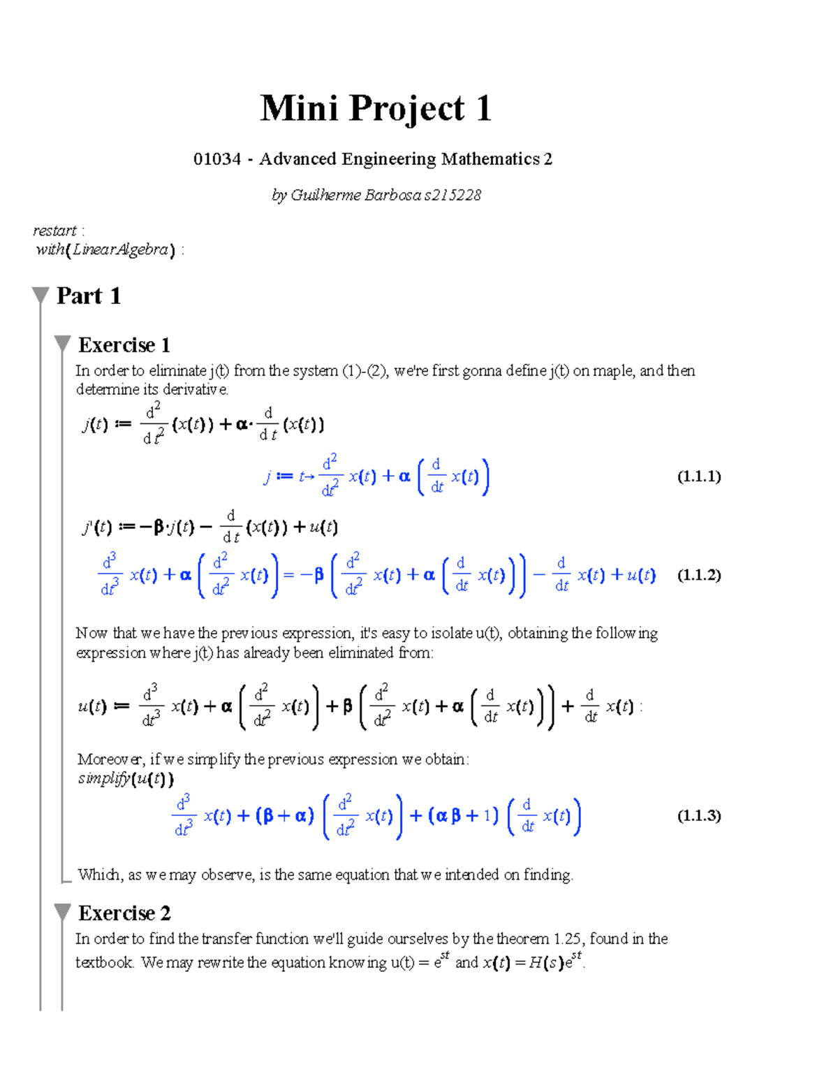 Mini Project 1 - (1)(1) (1)(1) (1)(1) Mini Project 1 01034 - Advanced ...