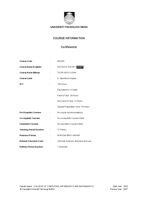 IMC258 WAN ARIF Ferdaus 2022661944 Kcdim 1104C - SCHOOL OF INFORMATION ...