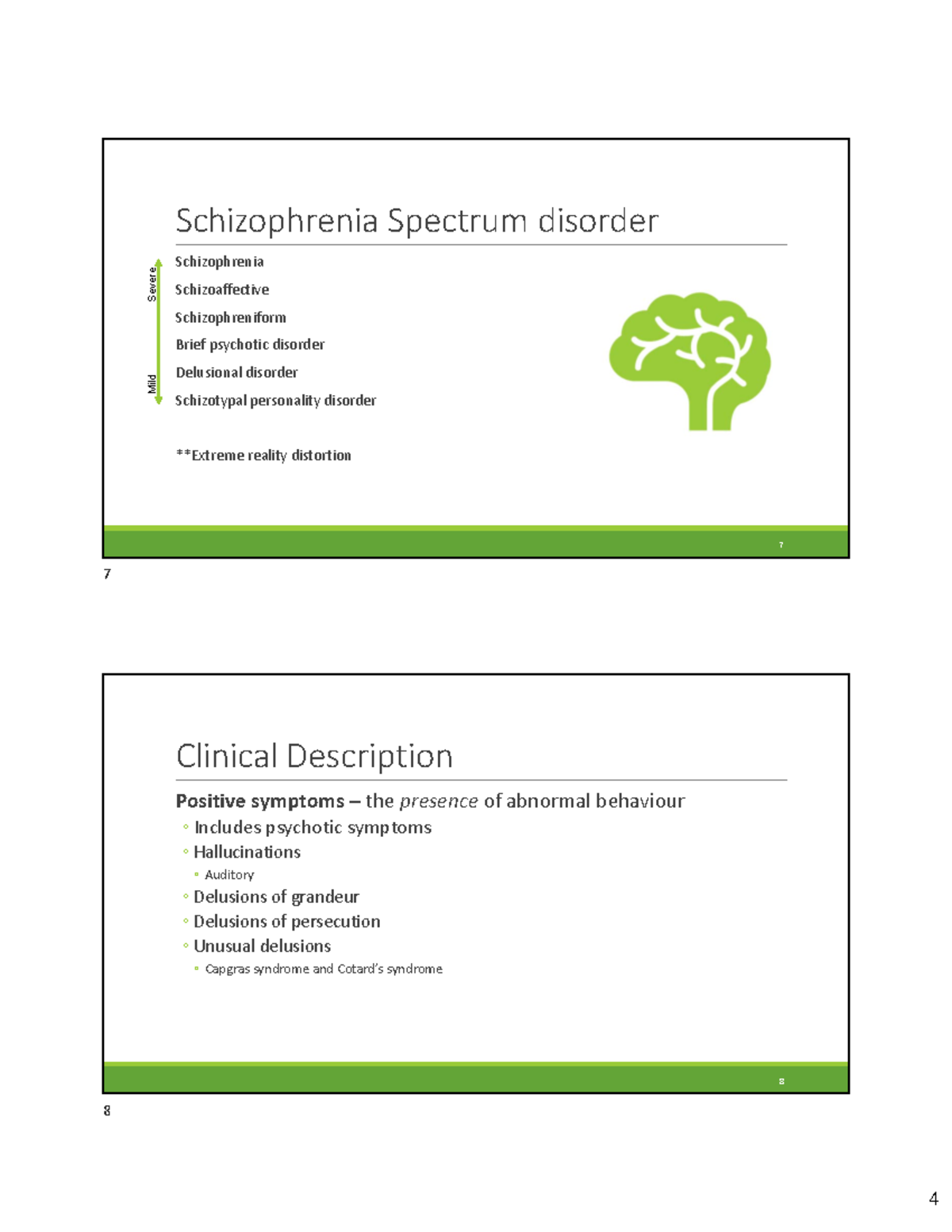 Abnormal Psychology Chapter 14 - Schizophrenia - Schizophrenia Spectrum ...