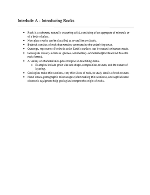 Chapter 3 - Summary - Minerals - Chapter 3 - Patterns in Nature ...