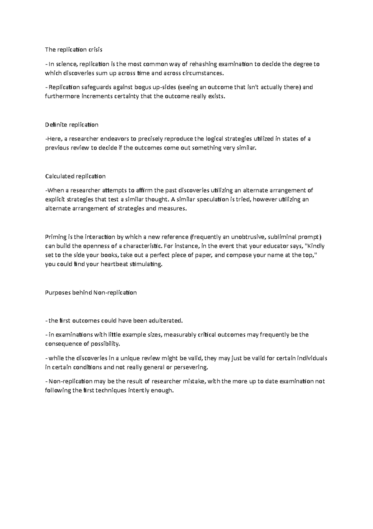 The replication crisis - The replication crisis In science, replication ...