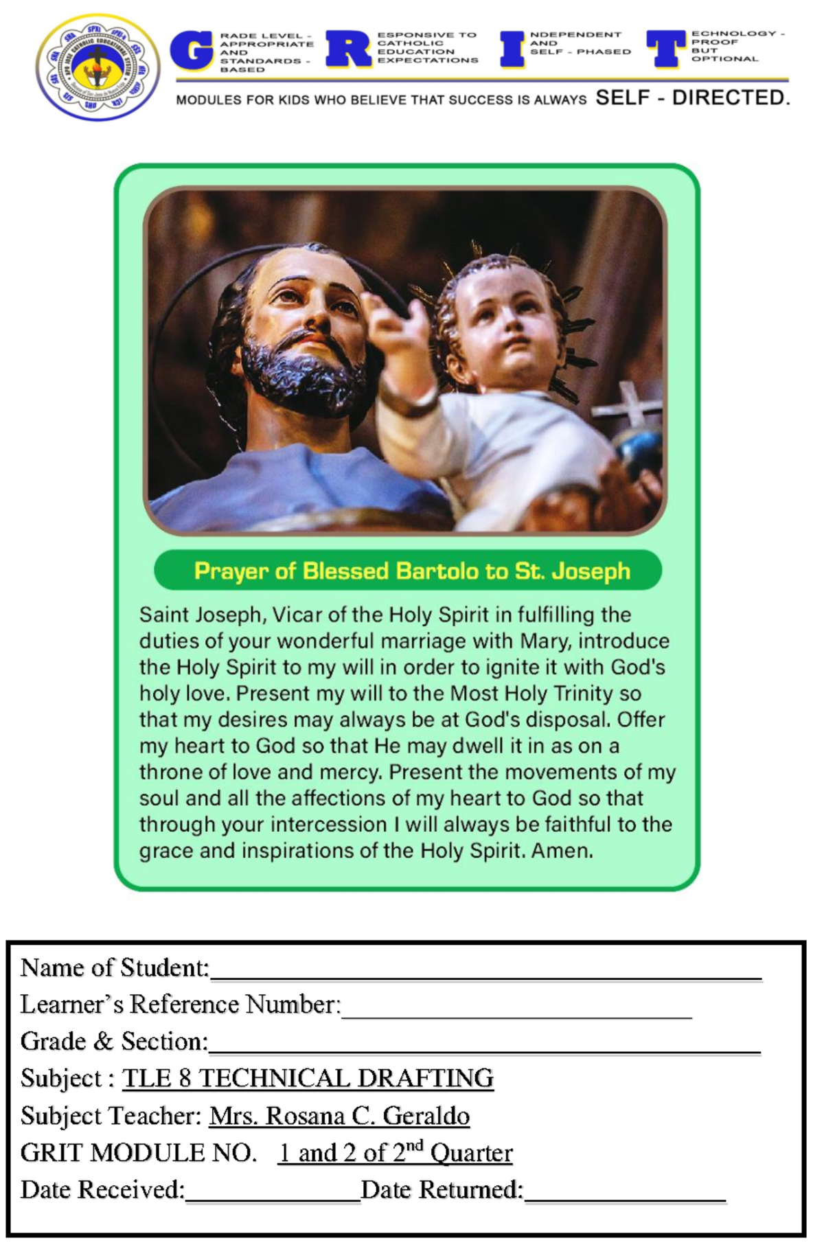 TLE-8- Module-1-AND-2-TECH- Draft- Second- Quarter - Name of - Studocu