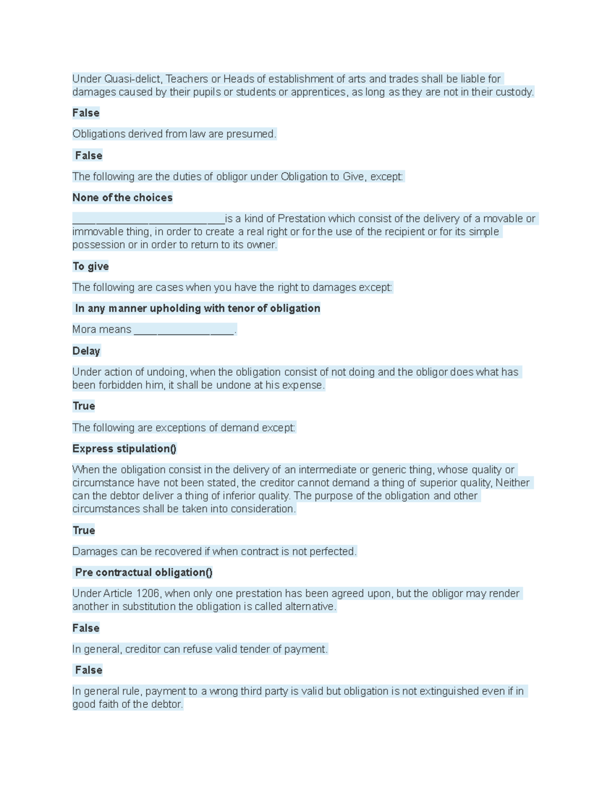 confirmed answer for the question, you can use this for review - Under ...