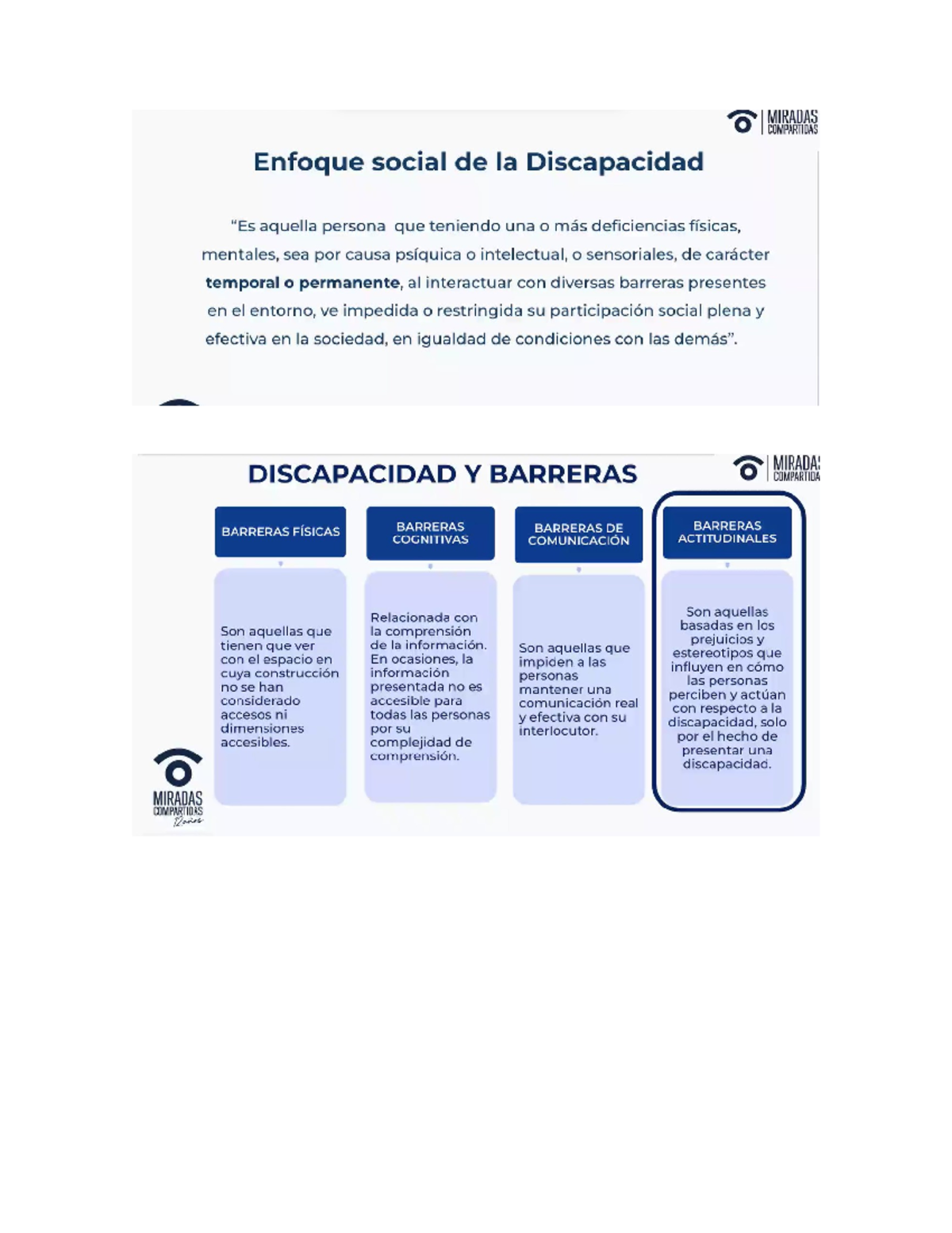Doc1 - SL,DLSKF - MIRADAS COMPARTIDAS Enfoque social de la Discapacidad ...