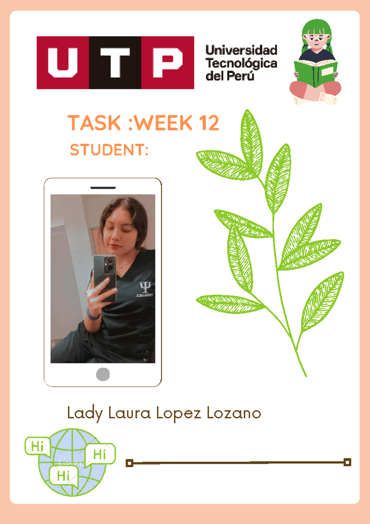 Ingles TASK WEEK 12 - task week 13 - Lady Laura Lopez Lozano TASK :WEEK 12 STUDENT: Your daily ...
