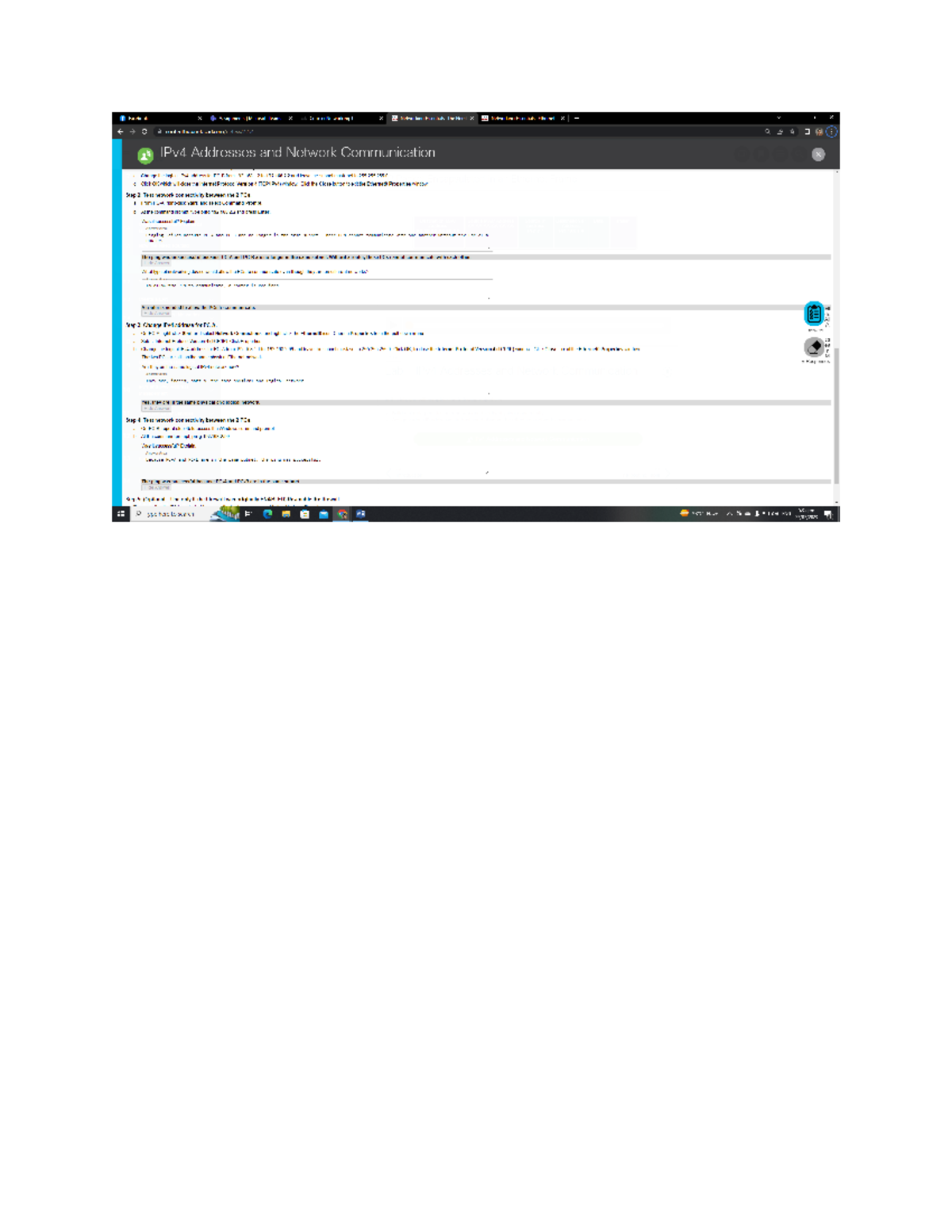 IPv4 Addresses and Network Communication - Bachelor of Science in ...