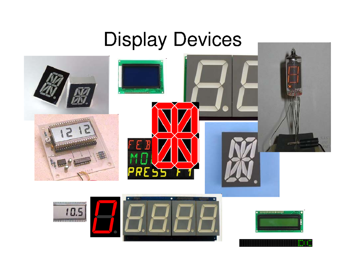 (4) PV Display Devices nad logic systems displays - Display Devices ...