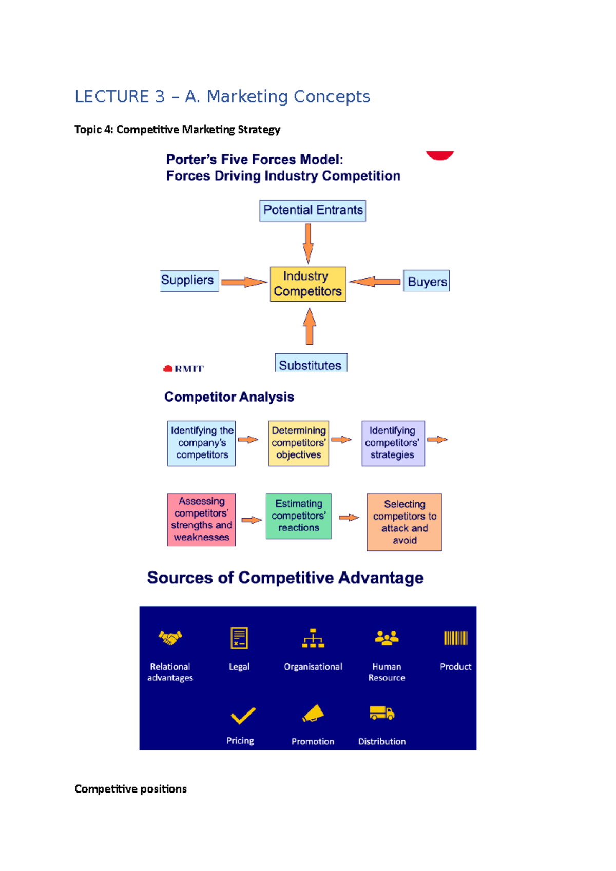 Lecture 4 - A. Marketing Concepts - LECTURE 3 – A. Marketing Concepts ...