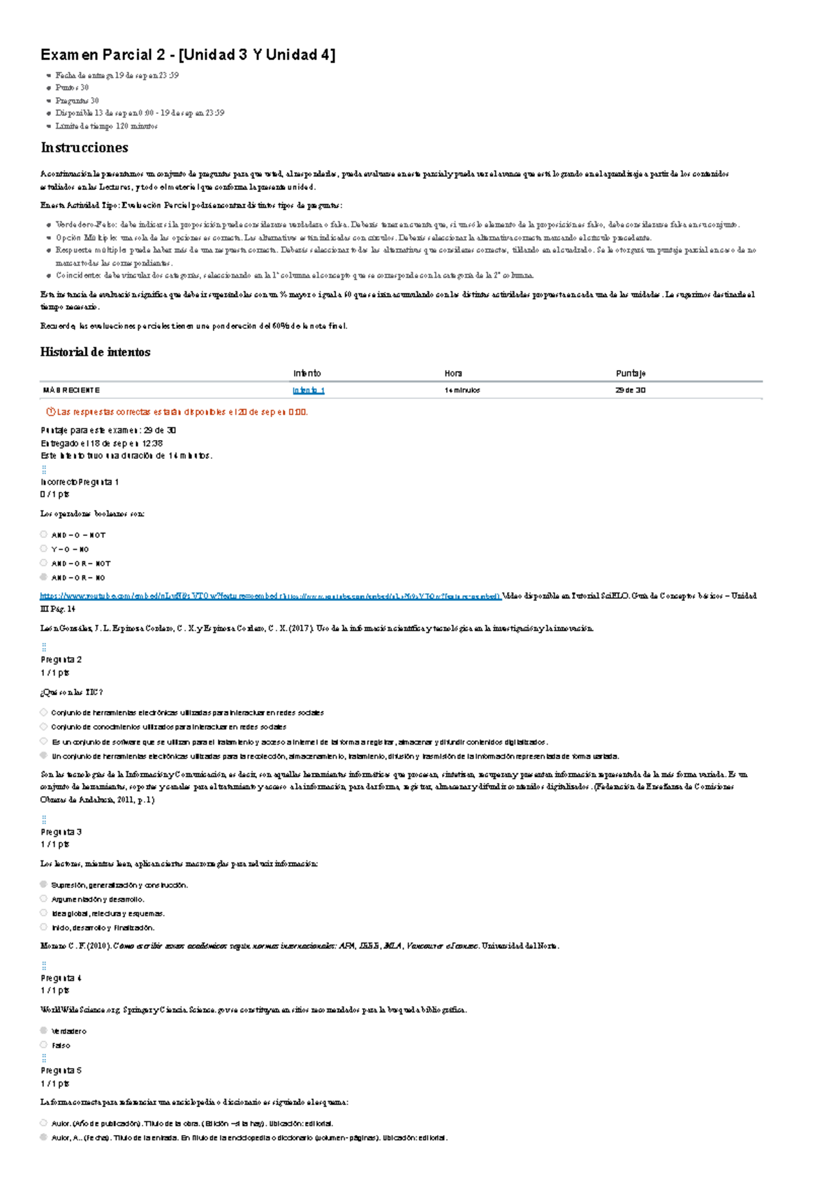 Examen Parcial 2 - [Unidad 3 Y Unidad 4] Técnicas DE Investigación Práctica - Examen Parcial 2 ...