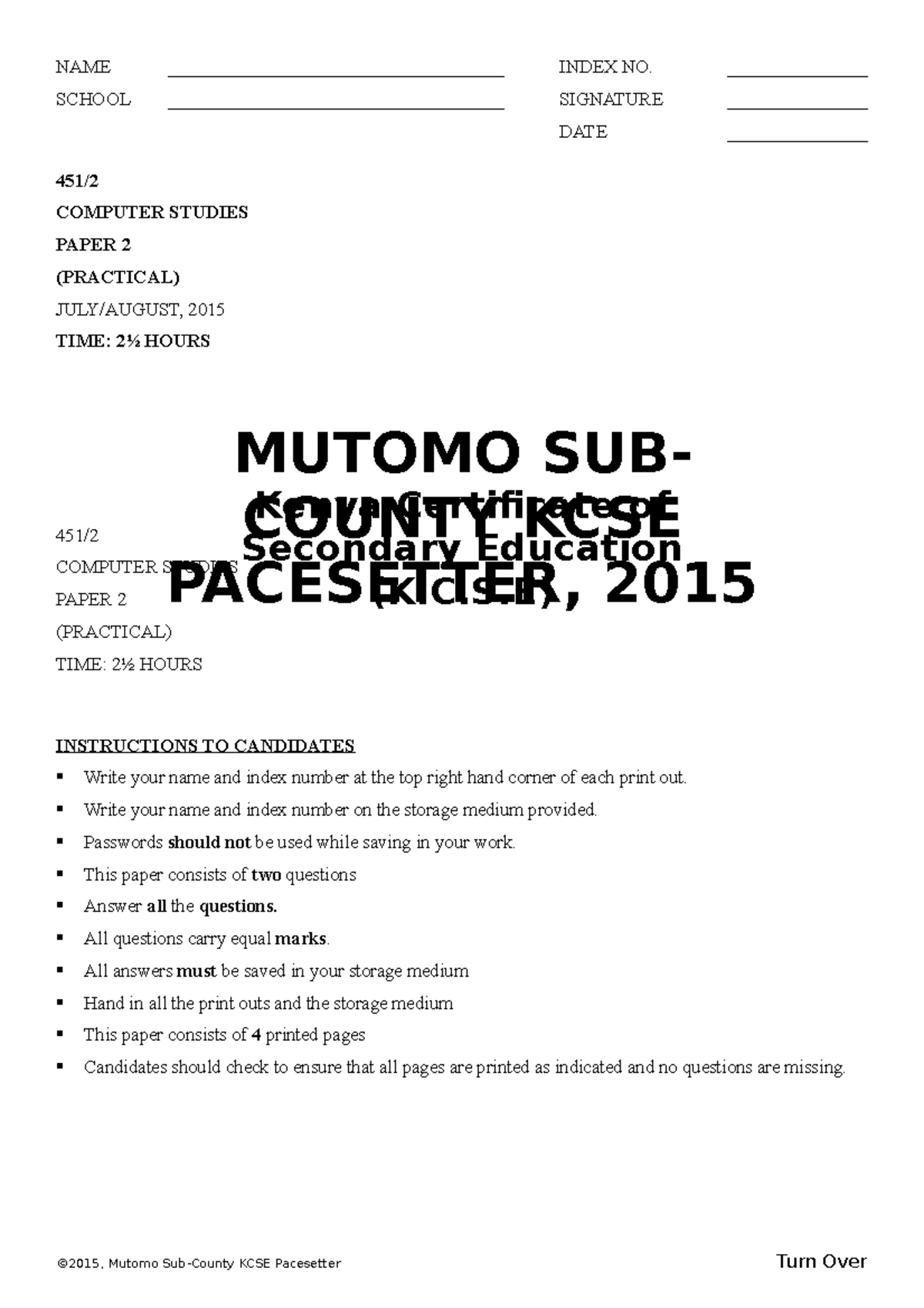 Nehema Practical - Packages - NAME ...