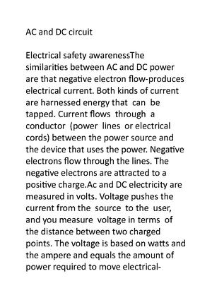UNIT 15B- Physics - ohms law and their application in real life - UNIT ...