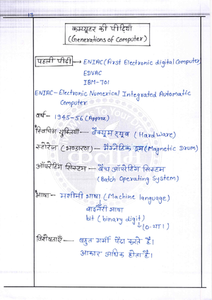 Input devices 01 - notes - Computer Fundamentals - Studocu