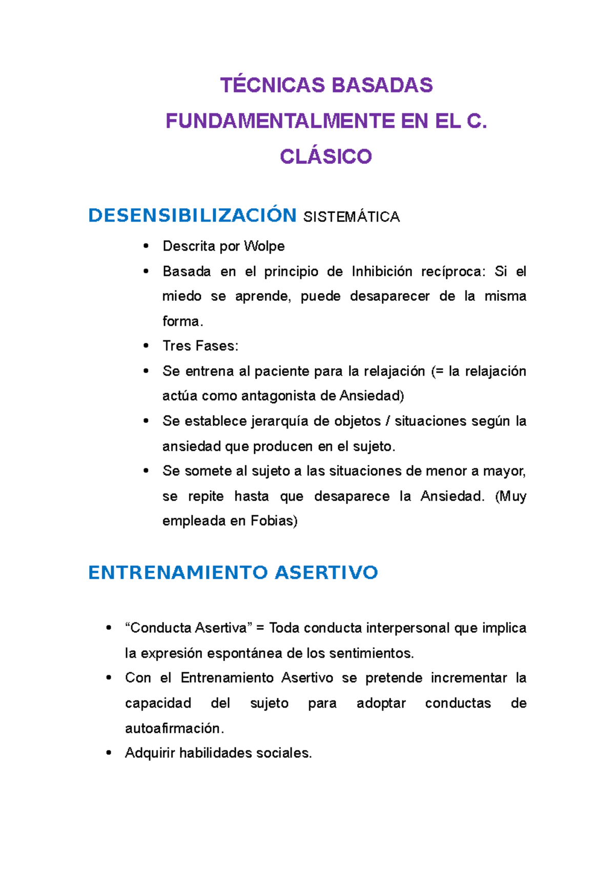 Técnicas Basadas Fundamentalmente EN EL C - TÉCNICAS BASADAS ...