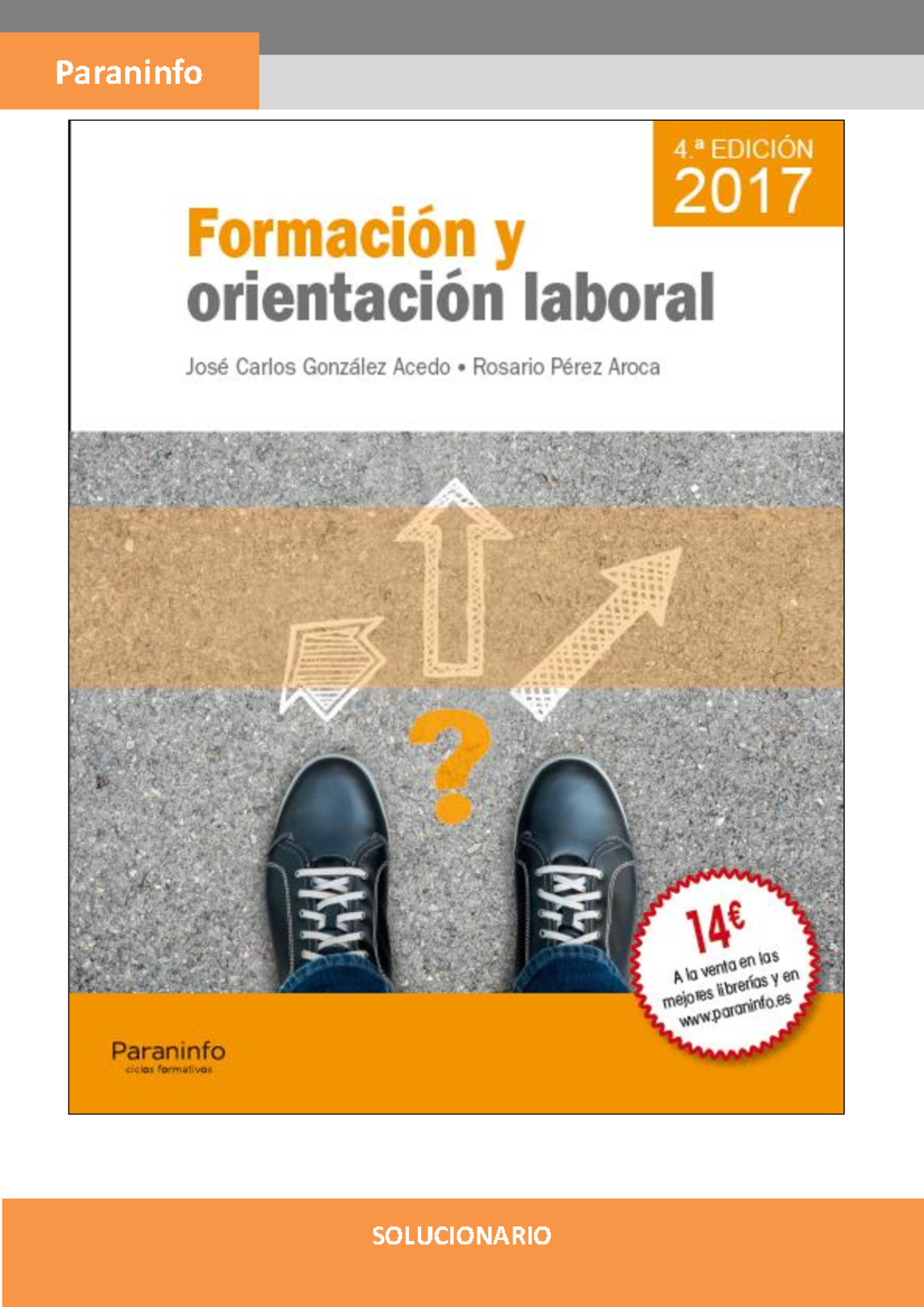 FOL 1 - RESPUESTAS FOL PARANINFO - SOLUCIONARIO UNIDAD 1. La relación laboral Actividades ...