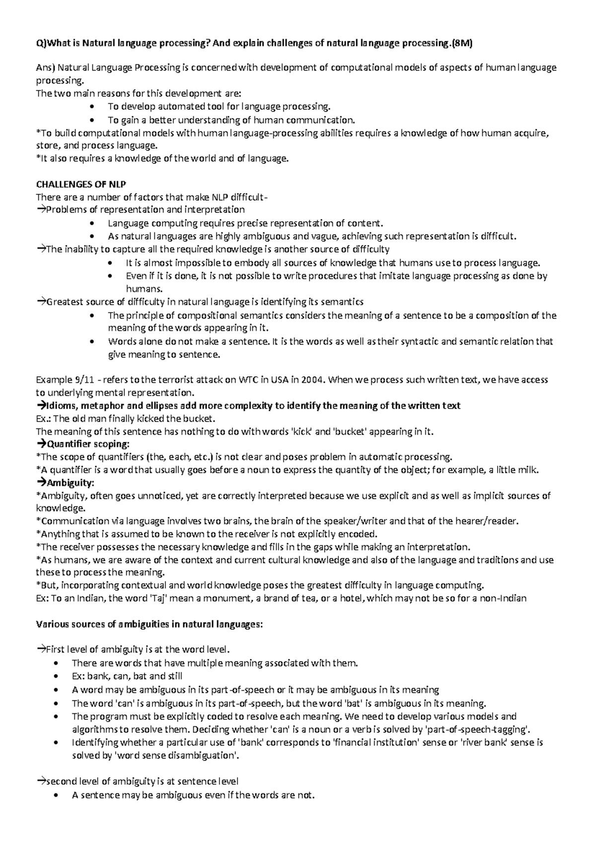 Module 1 Q and A - Question and answers of important question - Q)What ...