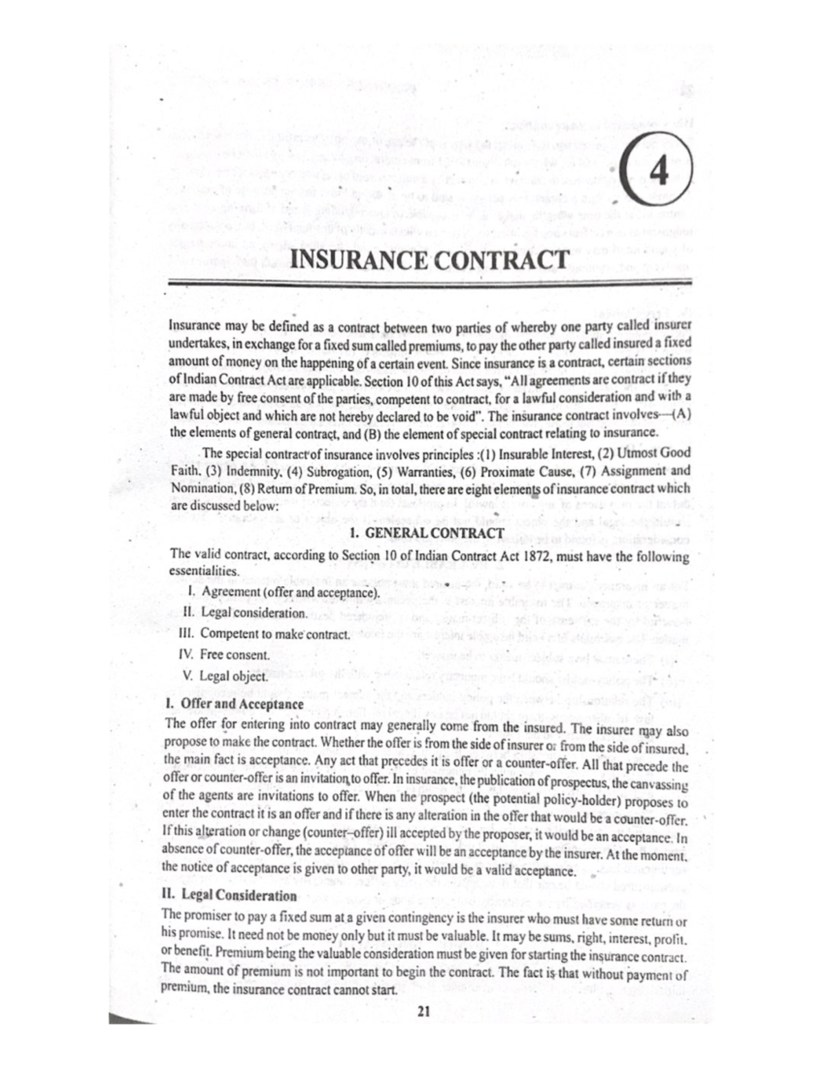 4.3 Insurance-contract - Corporate Finance - Studocu