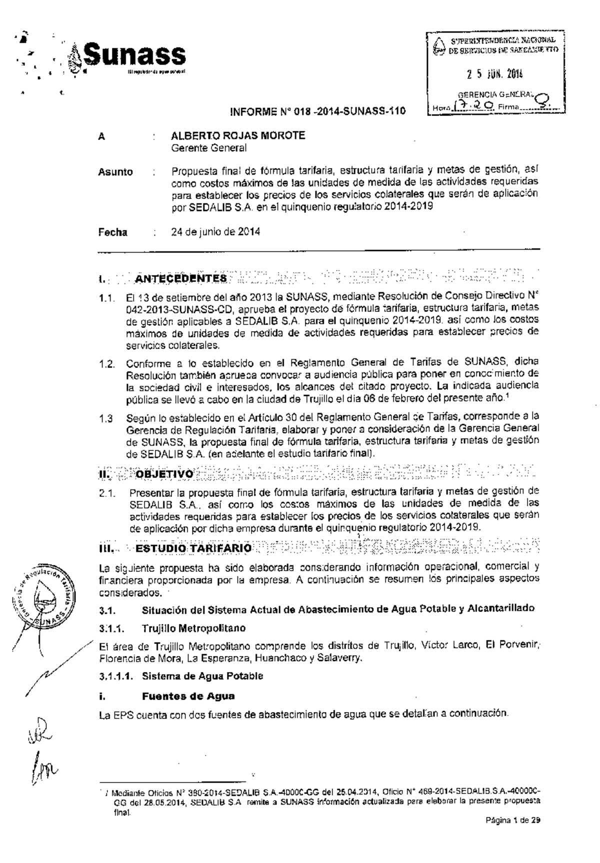 Re17 2014 cd inf018 2014 - . $ ¡\ SUPER1NTENDENCA rACtO1NAL DE SEiVC08 ...