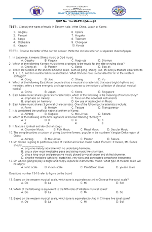 DLL-periodical exams - good luck! - K to 12 DAILY LESSON LOG School ...