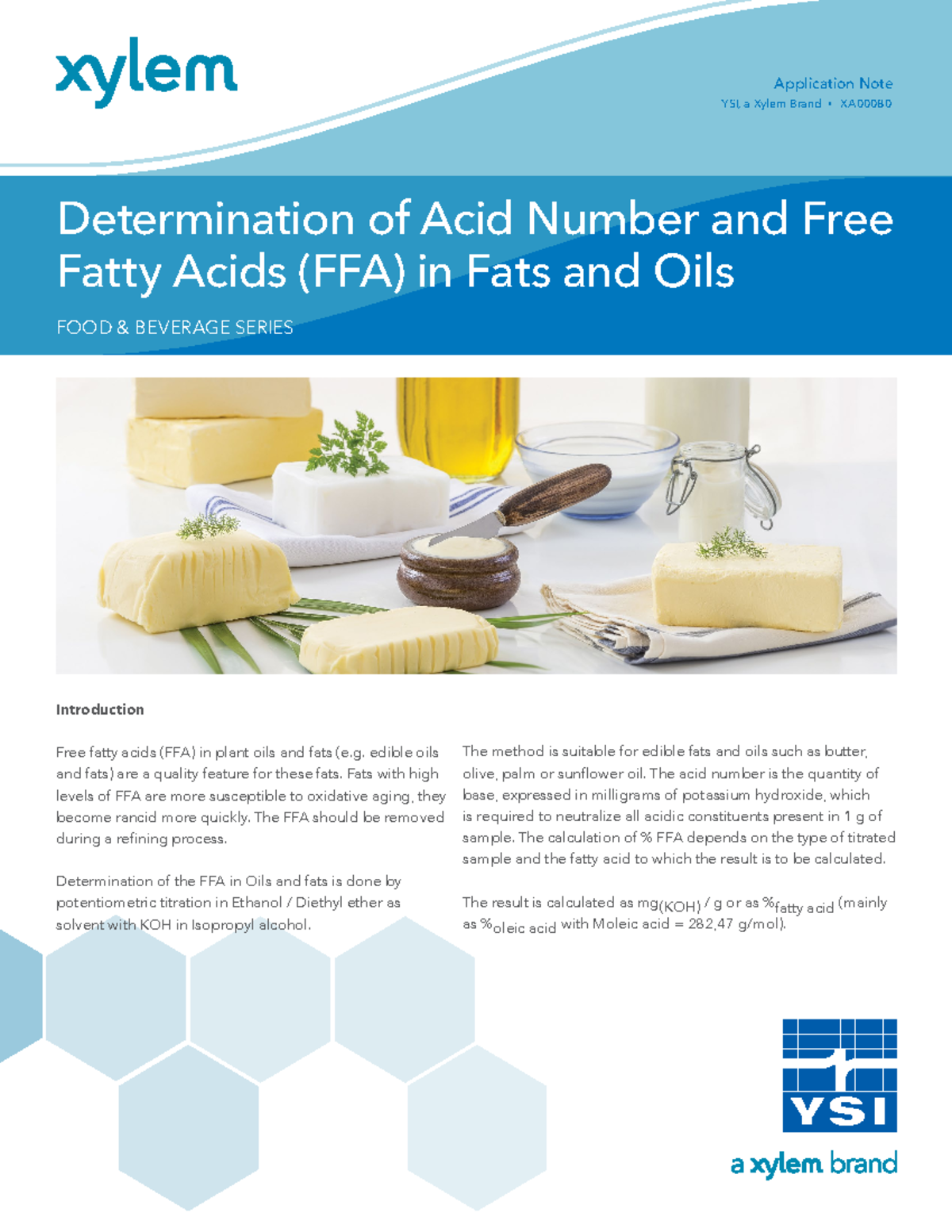 Free Fatty Acid Analysis - Introduction Free fatty acids (FFA) in plant ...