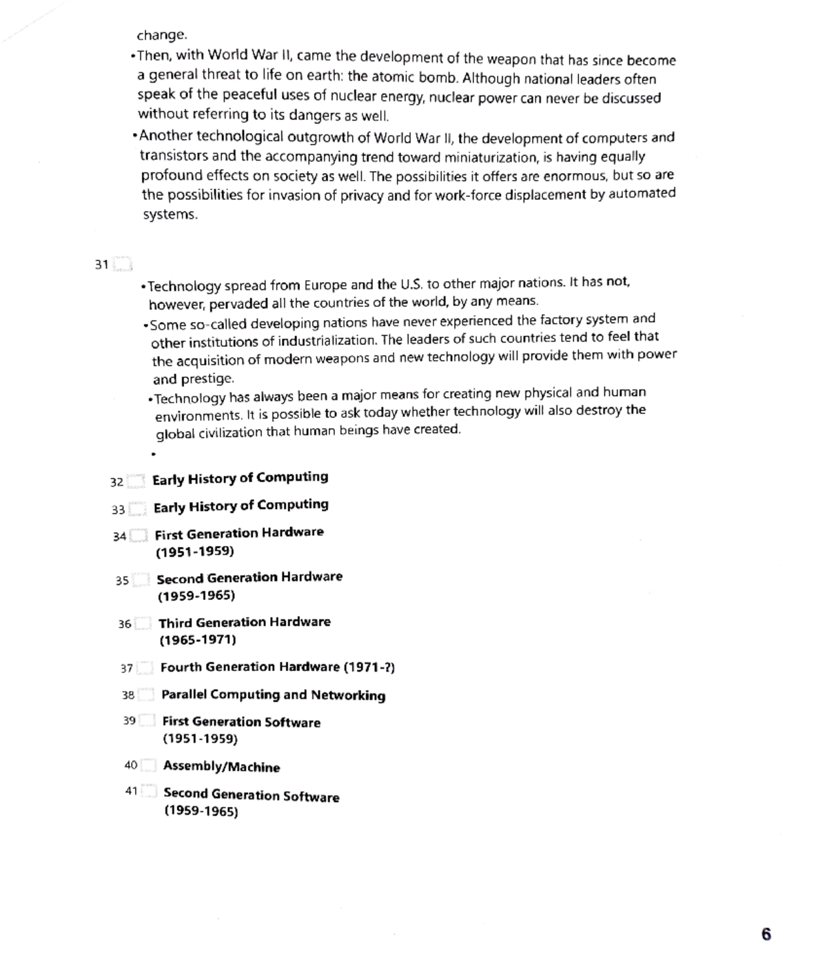 CST 1100 Lecture notes pt 6 - change Then, with World War Il, came the ... CST 1100 Lecture notes pt 6 - change Then, with World War Il, came the ...