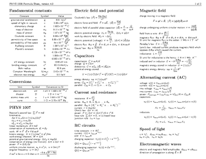 Atwoods' machine - Carleton University Laboratory Report Course ...