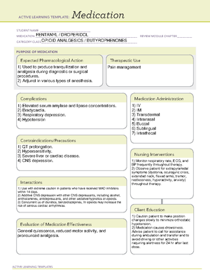 Active Learning Medication Template - Motrin - ACTIVE LEARNING ...
